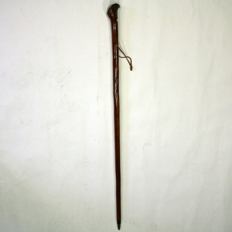 Bordón Peregrino Castaño pomo raíz - Peregrinoteca