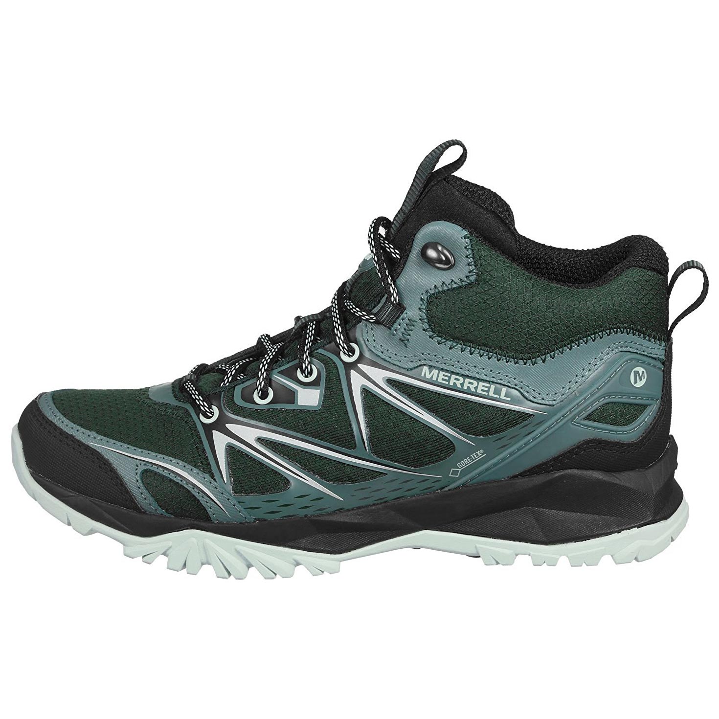 Bota Merrell Capra Bolt Mid GTX W Verde/Negro