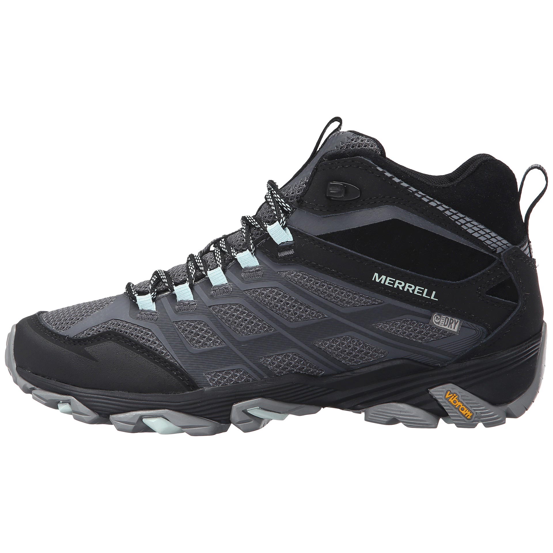Bota Merrell Moab FST Mid GTX W Gris/Negro - Peregrinoteca