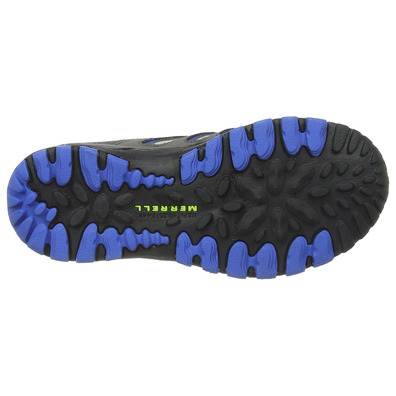 Bota Merrell Reflex Mid WTPF Gris/Azul/Verde - Peregrinoteca