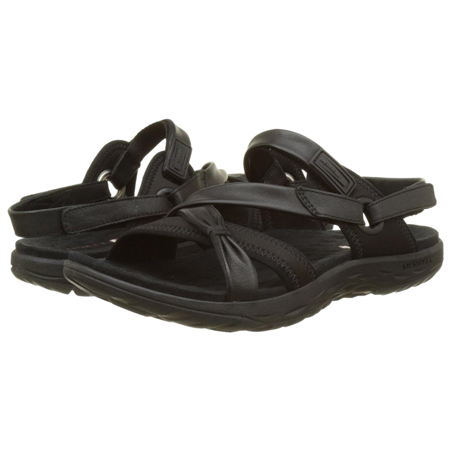 Sandalia Merrell Vesper Lattice Negro - Peregrinoteca