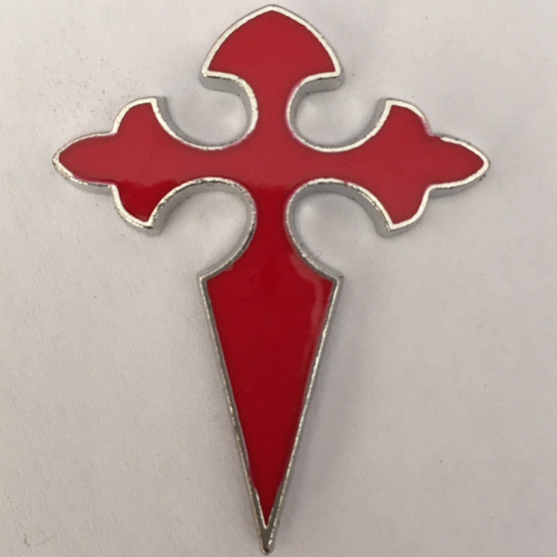 Imán Metal Cruz de Santiago 3,5 X 4,5 - Peregrinoteca